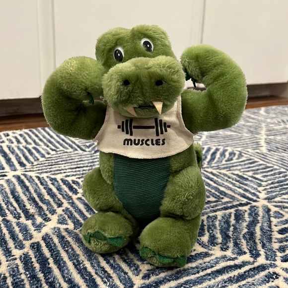 Dakin | Toys | Vintage Dakin 983 Flexing Alligator Plush | Poshmark